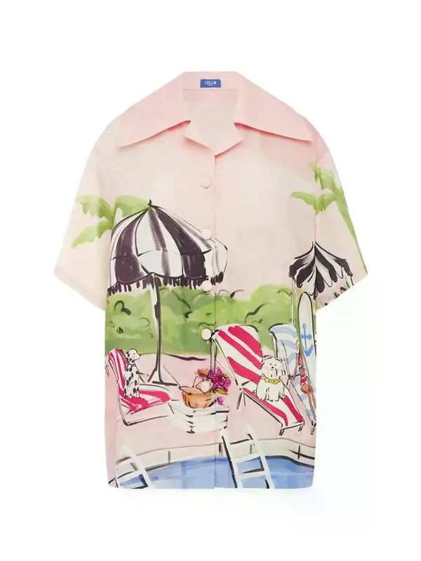 LEO LIN Casey Printed Shirt