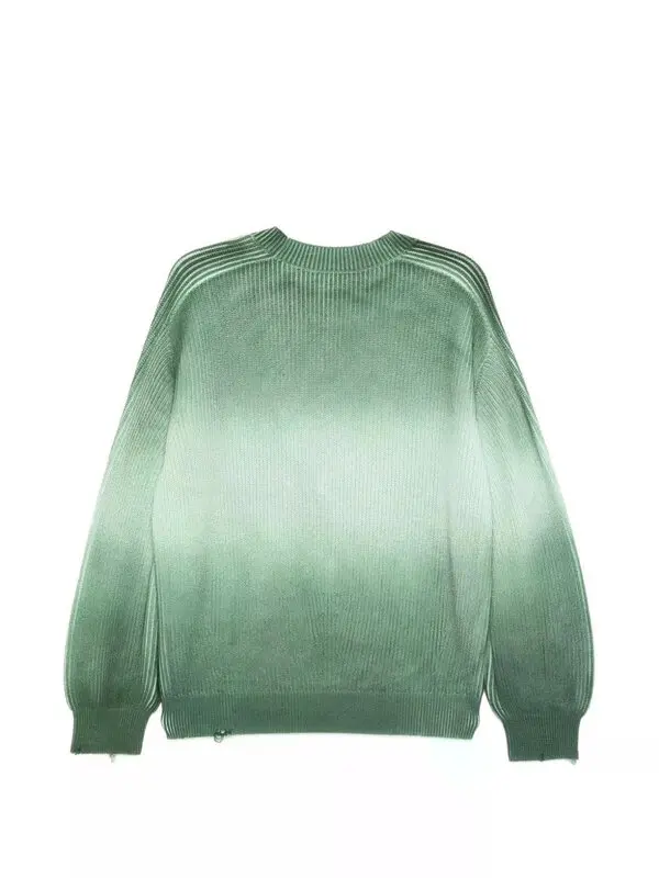 CROQUIS Gradient-effect Sweater - Green