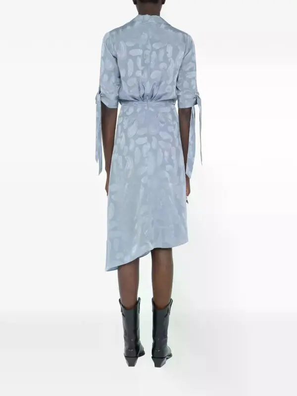 Zadig&Voltaire Paisley Jacquard Silk Dress
