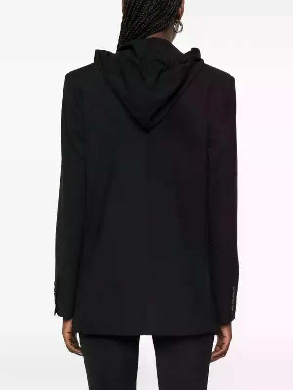 IRO PARIS Hooded Double-breasted Coat