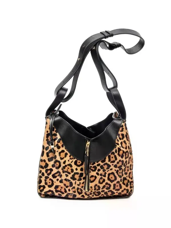 Loewe Hammock Leopard-pattern Small Shoulder Bag - Brown