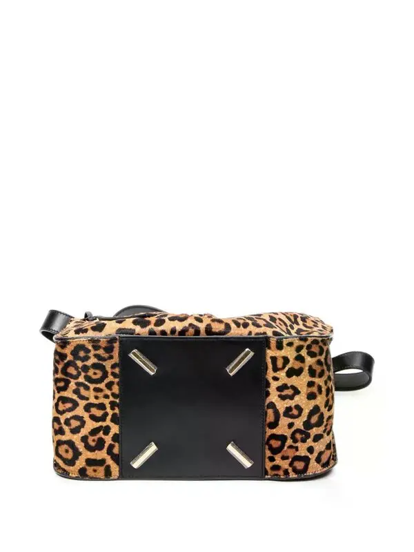 Loewe Hammock Leopard-pattern Small Shoulder Bag - Brown