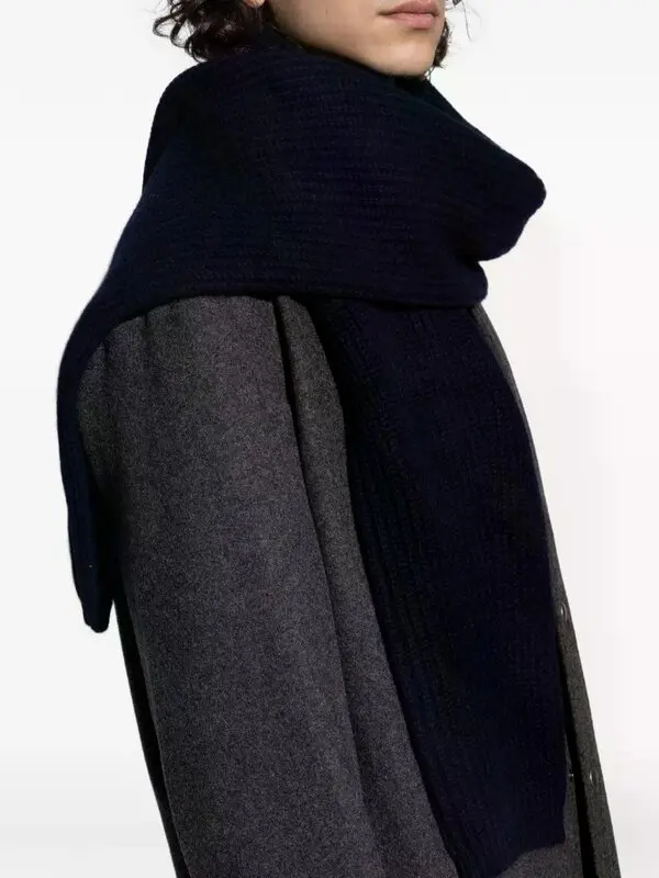 LISA YANG Ribbed Scarf - Blue