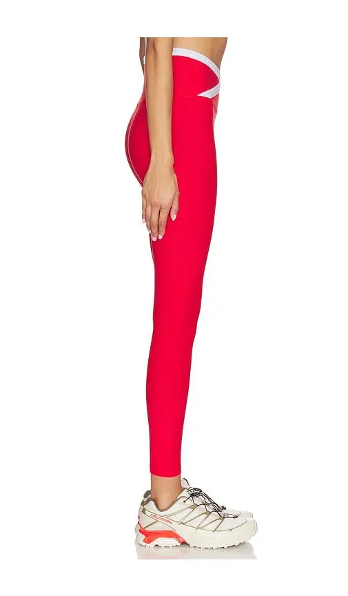 Beyond Yoga Spacedye Outlines High Waisted Midi Legging In . Also - Red