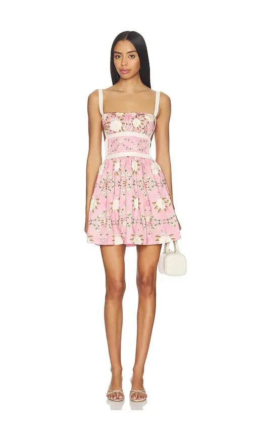 Agua Bendita Logan Dress With Embroidered Detail - Pink