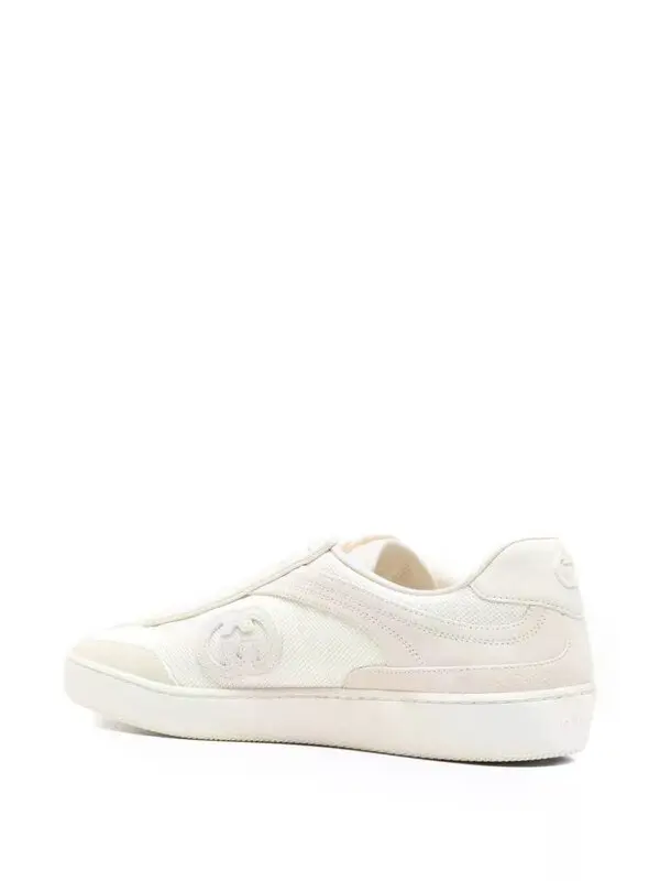 Gucci G75 Suede-panel Sneakers