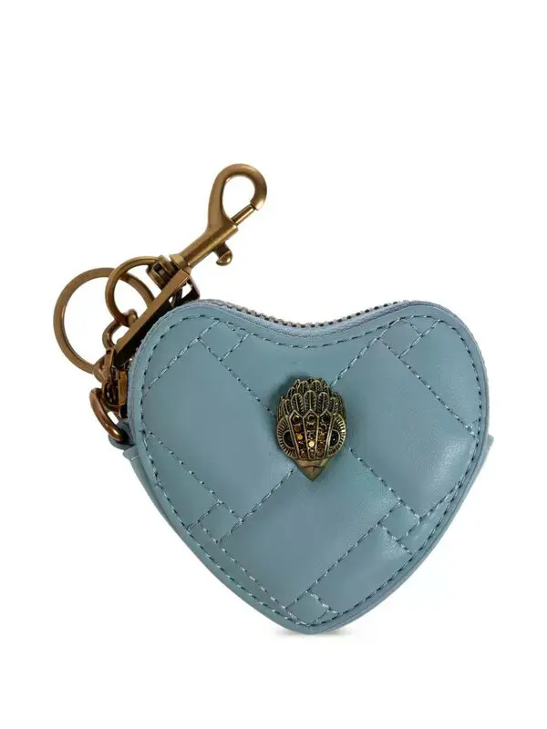 Kurt Geiger Quilted Heart Charm - Blue