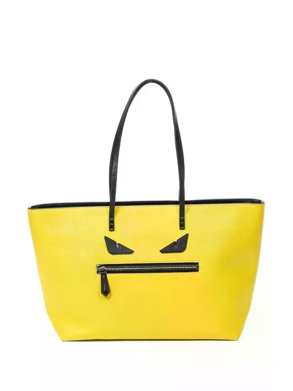 Fendi Monster Eyes Tote Bag - Yellow