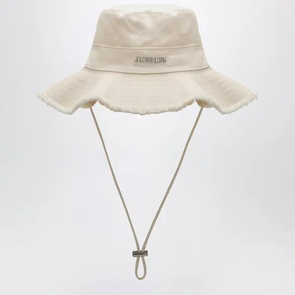 Jacquemus Le Bob Artichaut Cotton Hat - White