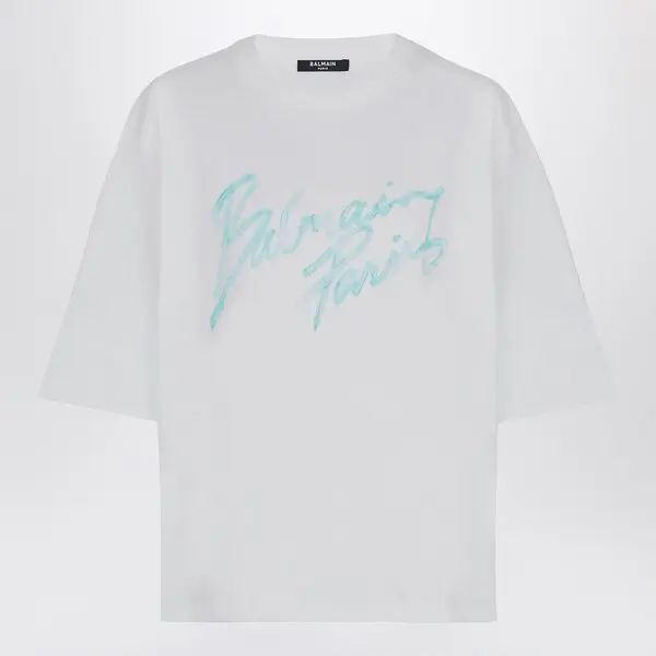 Balmain Oversized T-shirt With Logo - White