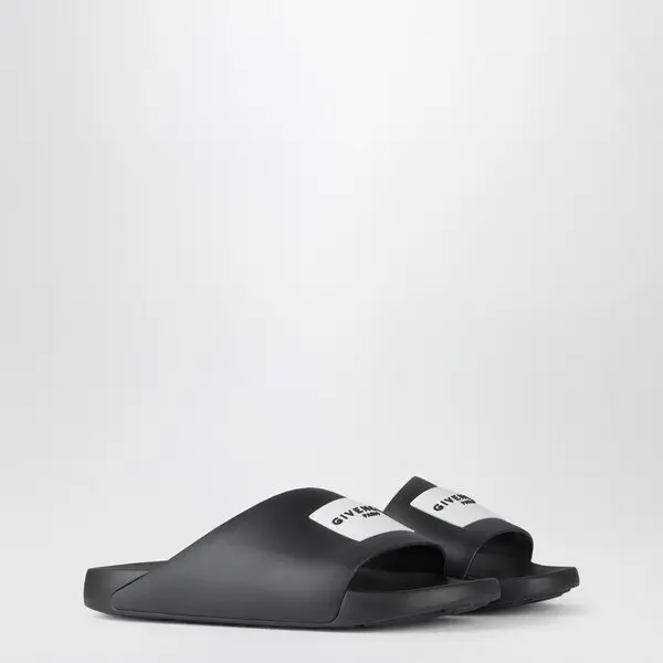 Givenchy Rubber Label Slide Mules