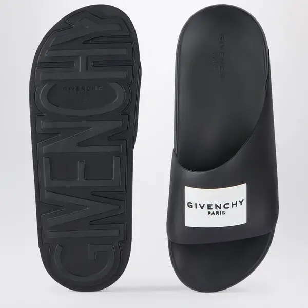 Givenchy Rubber Label Slide Mules