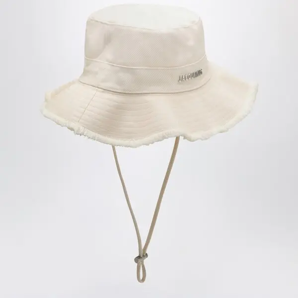 Jacquemus Le Bob Artichaut Cotton Hat - White