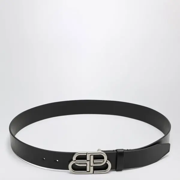 Balenciaga Bb Logo Leather Belt