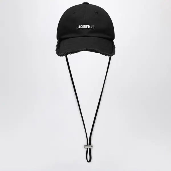 Jacquemus Baseball Cap In Cotton - Black