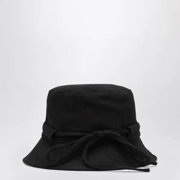 Jacquemus Le Bob Gadjo Cotton Hat - Black