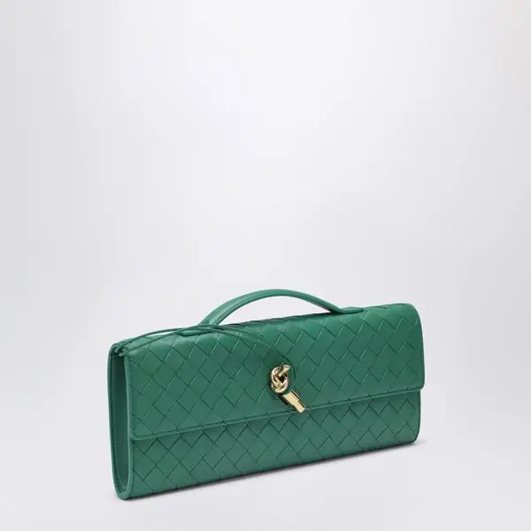 Bottega Veneta Andiamo Clutch - Green