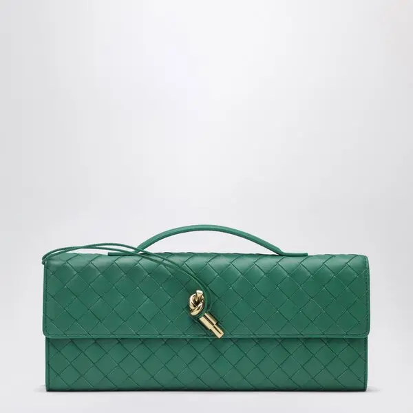 Bottega Veneta Andiamo Clutch - Green