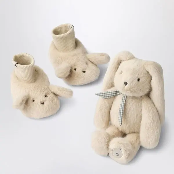 LIEWOOD Beth Rabbit Slipper And Plush Set - White