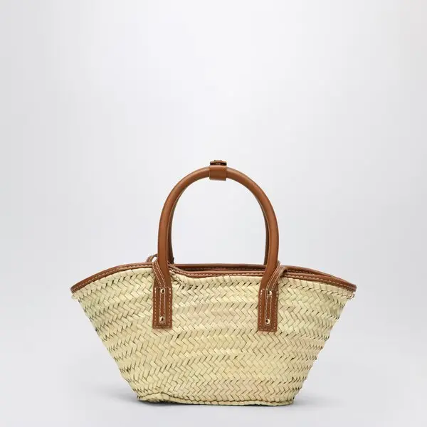 Jacquemus Le Petit Panier Soli Raffia Bag - Brown