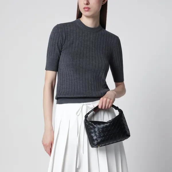 Bottega Veneta Mini Wallace Bag - Black