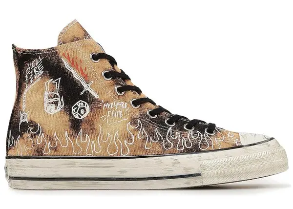 CONVERSE Chuck Taylor All Star Aged 87 Hc Hi Stranger Things - Bleached Black