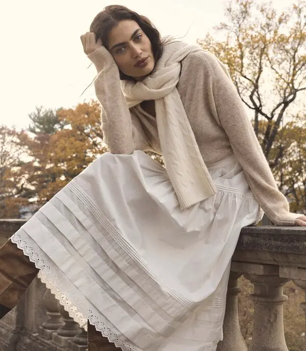 DÔEN Petra Cardigan - Hazelnut Creme