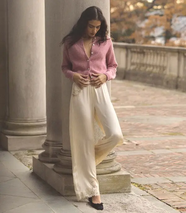 DÔEN Petra Cardigan - Rosebud