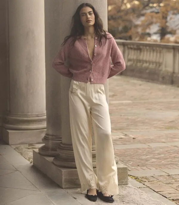 DÔEN Petra Cardigan - Rosebud