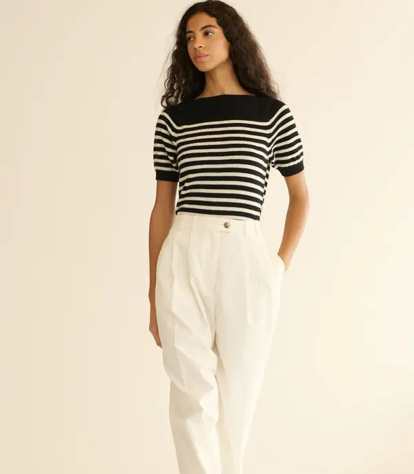 DÔEN Vidette Striped Sweater - Marceau Stripe