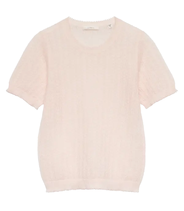 DÔEN Monica Pointelle Sweater - Parfait