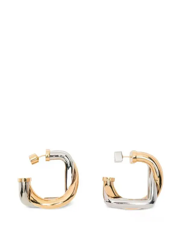 Jacquemus Doppio Hoop Earrings - Gold