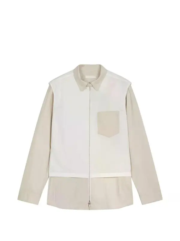 CROQUIS Logo-print Jacket - White