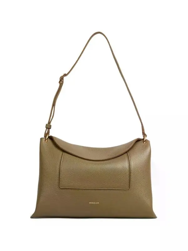 WANDLER Penelope Leather Shoulder Bag - Green