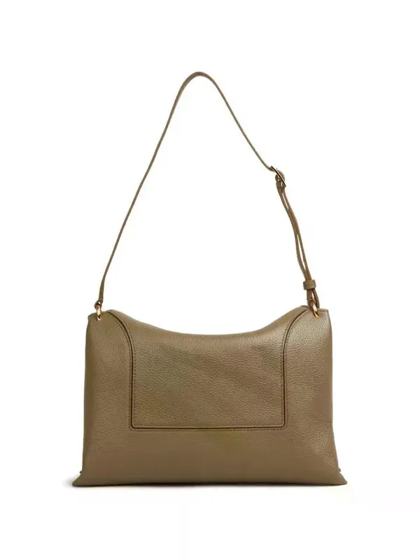 WANDLER Penelope Leather Shoulder Bag - Green