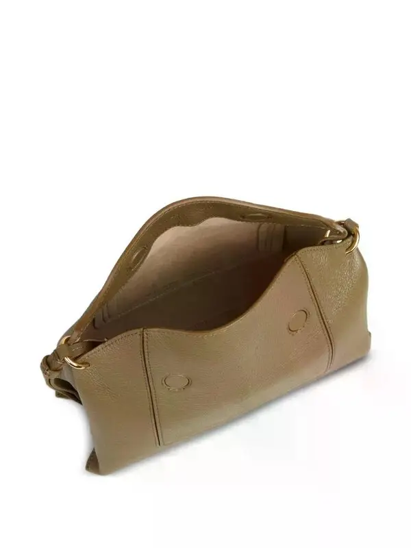 WANDLER Penelope Leather Shoulder Bag - Green