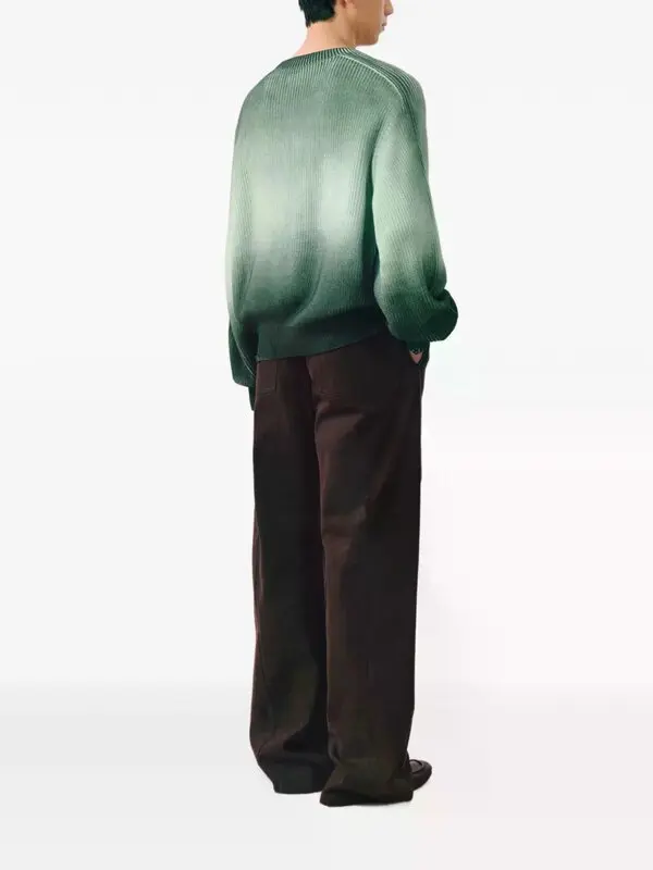 CROQUIS Gradient-effect Sweater - Green