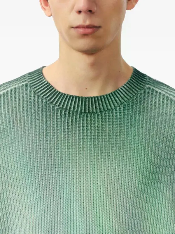 CROQUIS Gradient-effect Sweater - Green