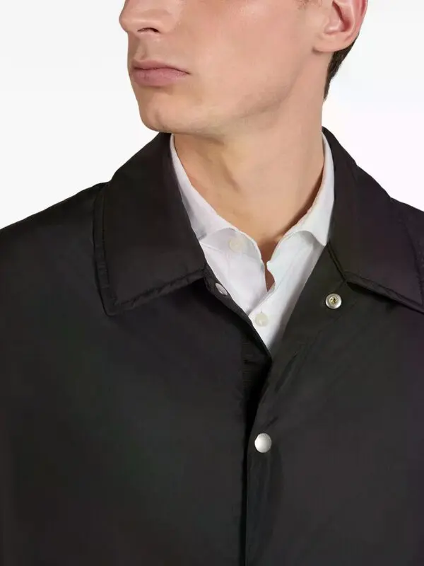 SLOWEAR Padded Shirt Jacket - Black