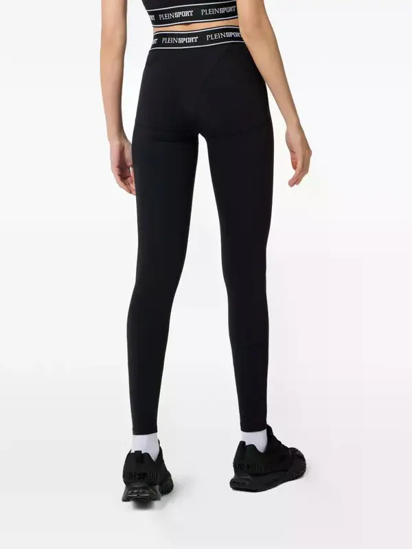 PLEIN SPORT Logo Elastic Leggings