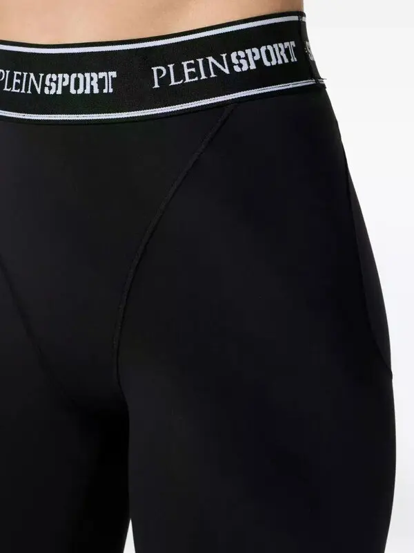 PLEIN SPORT Logo Elastic Leggings