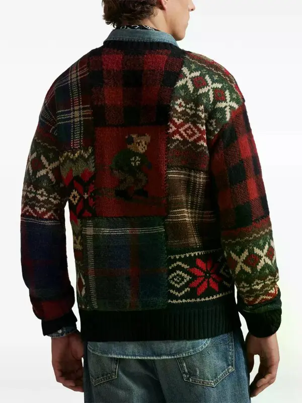 Polo Ralph Lauren Patchwork Graphic Sweater