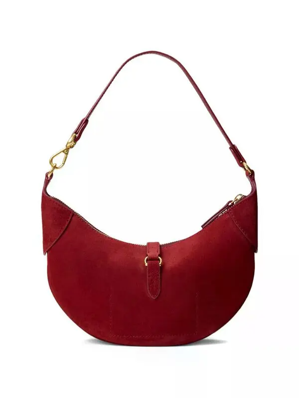 Polo Ralph Lauren Polo Id Suede Mini Shoulder Bag - Red