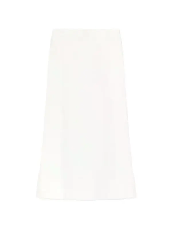 LISA YANG Brushed A-line Midi Skirt