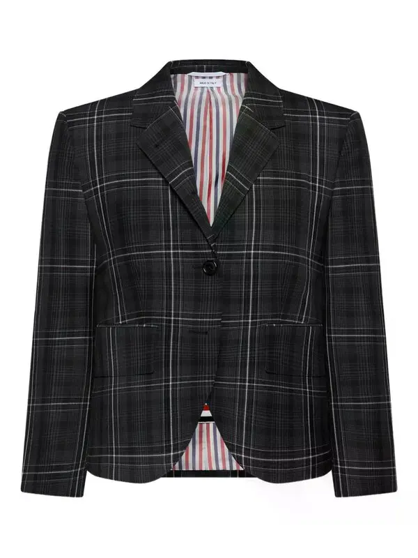 Thom Browne Plaid Blazer