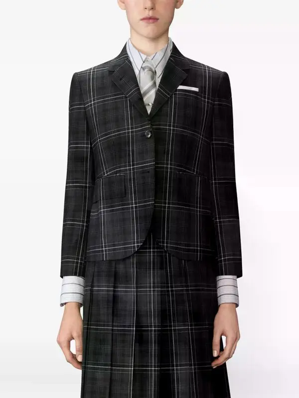 Thom Browne Plaid Blazer