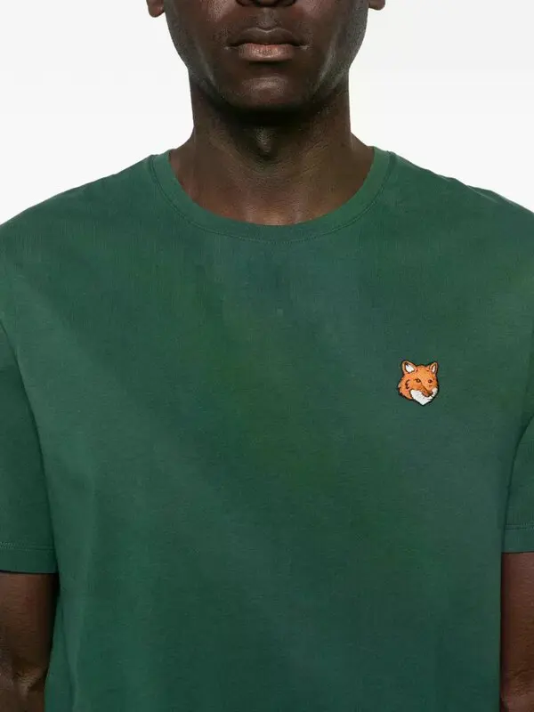 Maison Kitsuné Fox-motif T-shirt - Green
