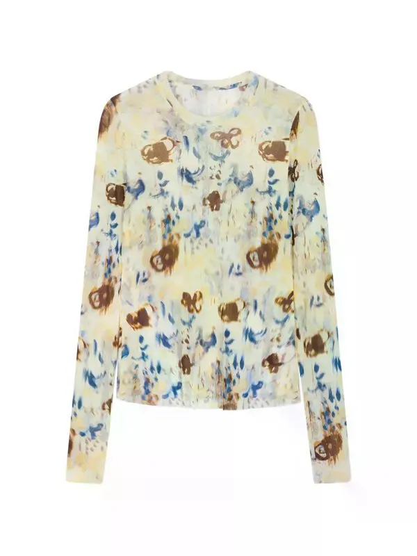 JNBY Floral Printed T-shirt - Neutrals