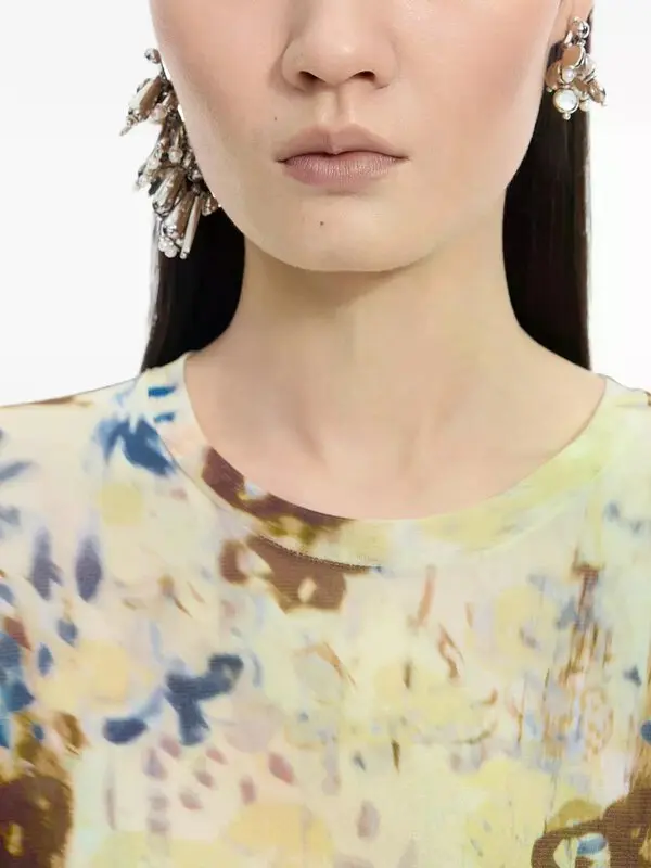 JNBY Floral Printed T-shirt - Yellow