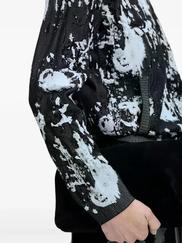JNBY Printed Cardigan - Black